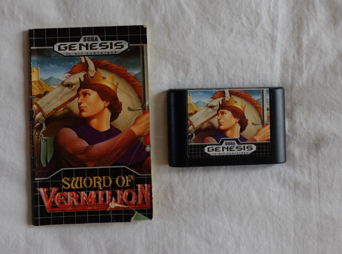 Sword of Vermillion Sega Genesis - Hint Book and Cartridge Bundle | eBay