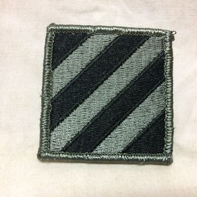Military Patch Badge Army 3rd Infantry Division ACU Hook Loop Back Variant | eBay