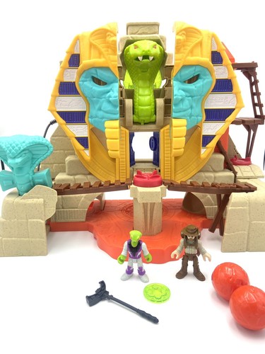 Imaginext Egypt Lot SERPENT STRIKE PYRAMID + Figures | eBay
