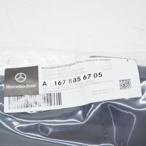 NEW MB GLE W167 FRONT BUMPER LEFT UPPER AIR DUCT SEGMENT A1678856705 ...
