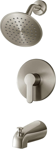 Tub Shower Faucet Set with Valve, Shower Faucets Sets Complete Brushed ...