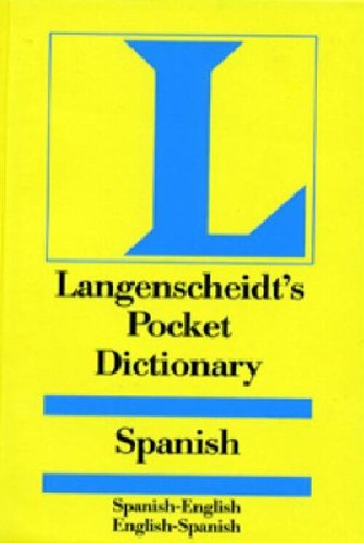 Pocket Dictionary : Spanish-English Vinyl-bound Langenscheidt Pub ...