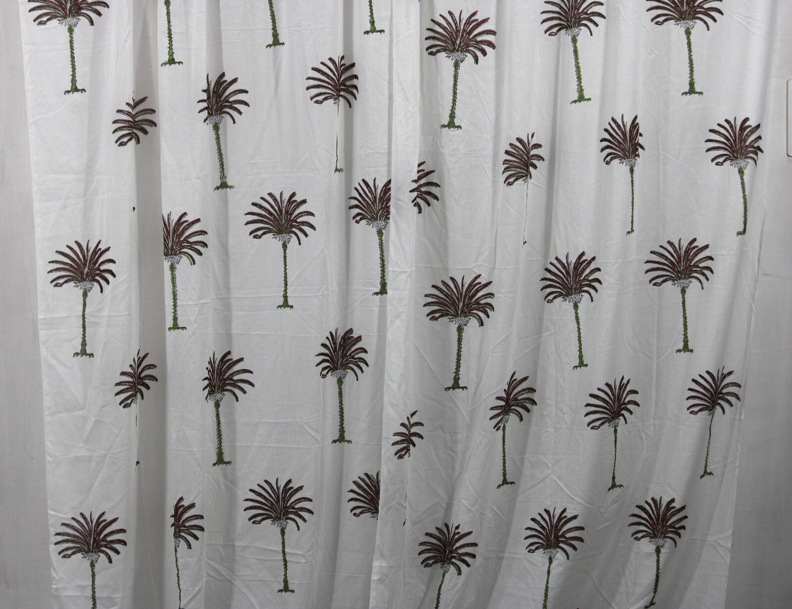 2 Pcs Cotton Sheer Curtains for Living Room Window Drapes Natural ...
