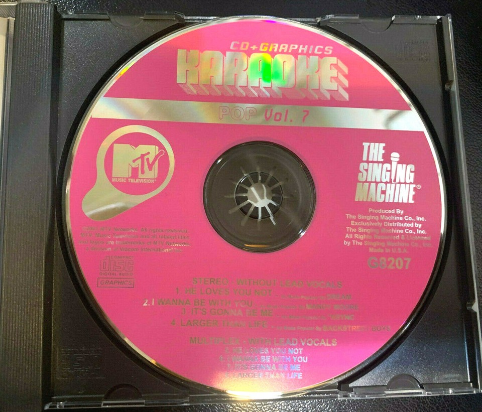 Authentic: MTV's The SingIng Machine Karaoke POP Vol 7 | eBay