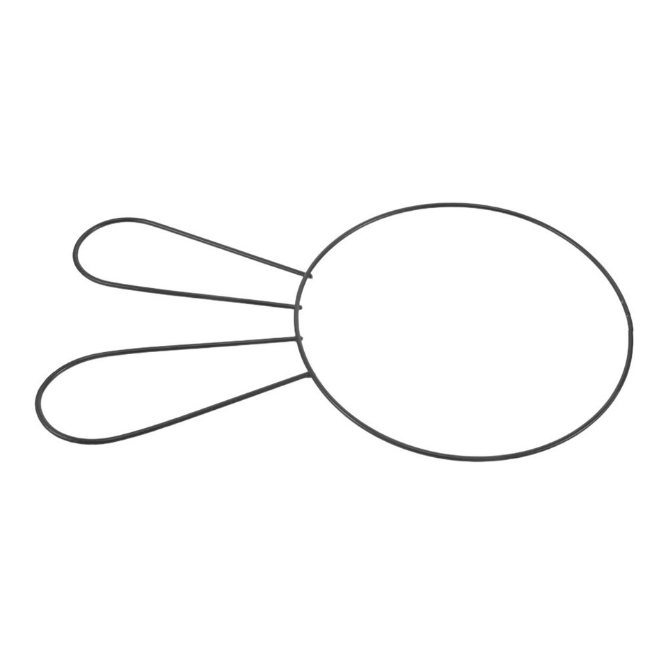 Bunny Wreath Form, Bunny Ear Shaped Wire Wreath Frame, Metal Rabbit ...