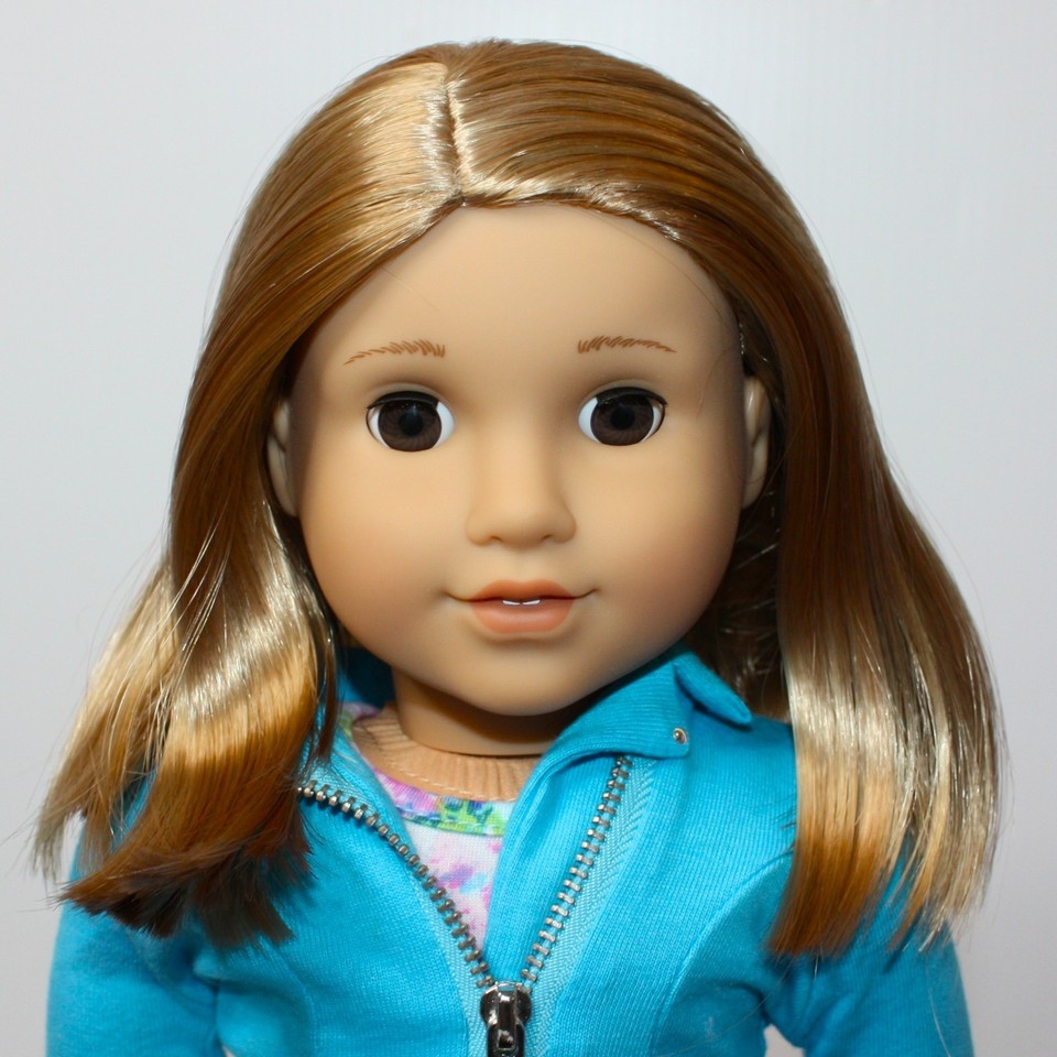 American Girl Just Like You Truly Me #53 Doll with Blonde Hair & Brown ...
