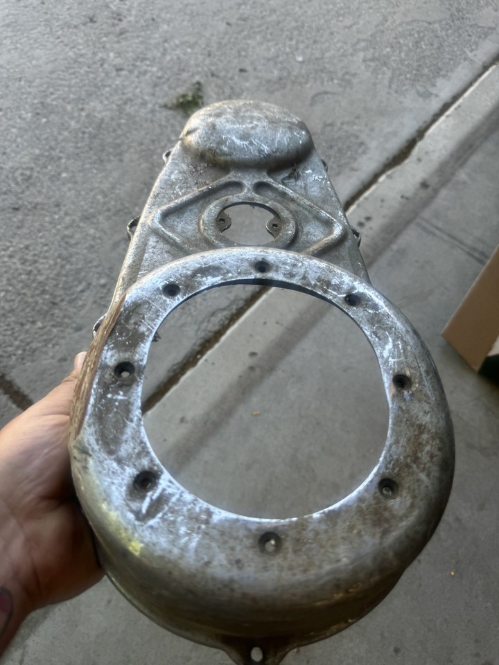 Harley Davidson Knucklehead Primary Cover Genuine Outter Original Oem ...