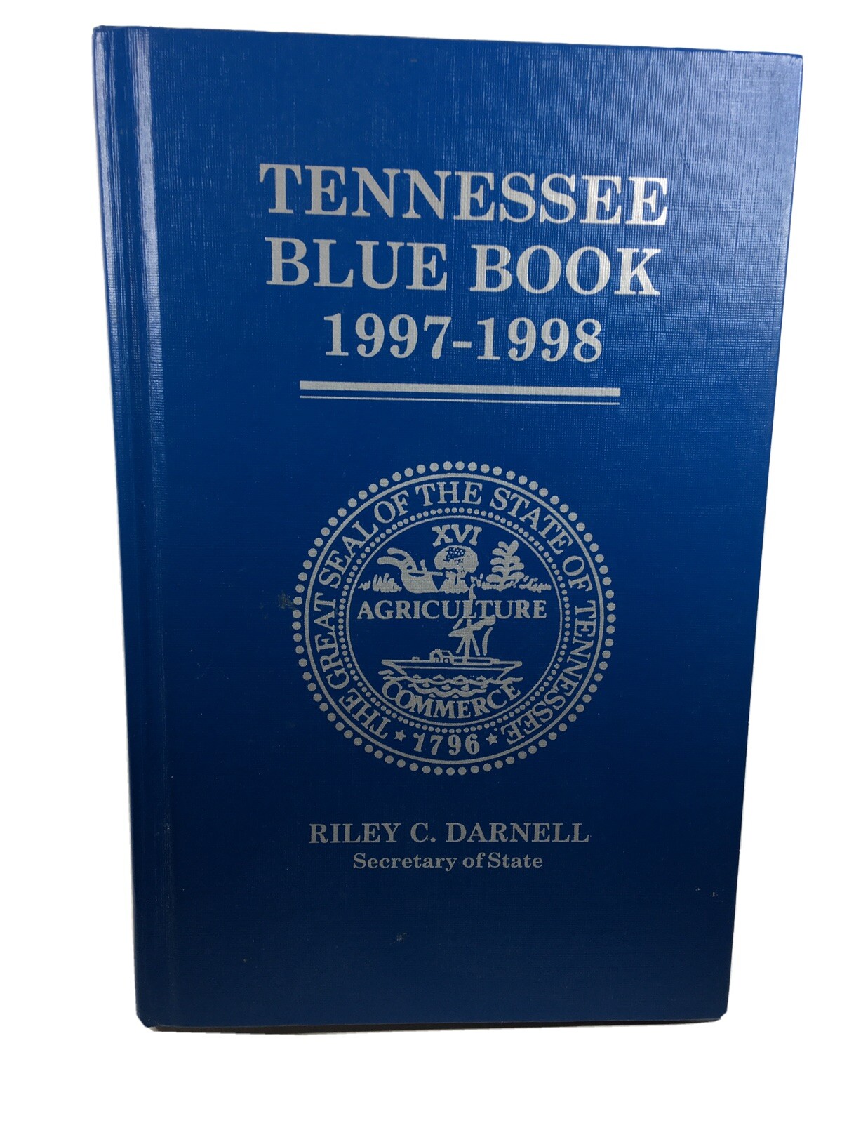 Tennessee Blue Book 1997 - 1998 Autographed George Fraley 612 Pages ...