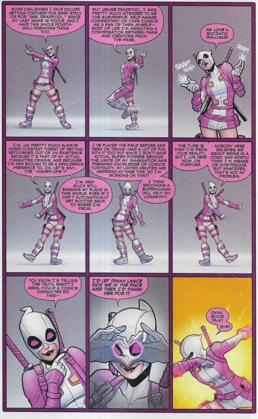 Gwenpool Strikes Back Comic 1 Coiver A Terry Dodson First Print 2019 ...