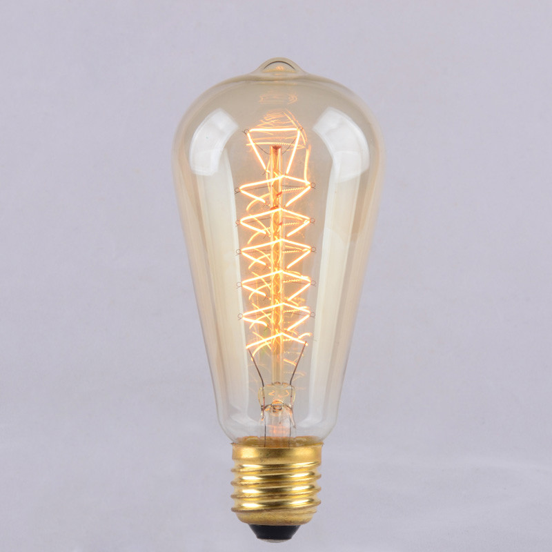 Antique Style Edison E27 Screw Cap ES Incandescent Bulbs 40W Filament ...