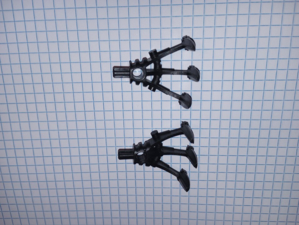 2 Bionicle Lego 32506 Claw Hand Black Genuine Lego Parts WYSIWYG 2 ...