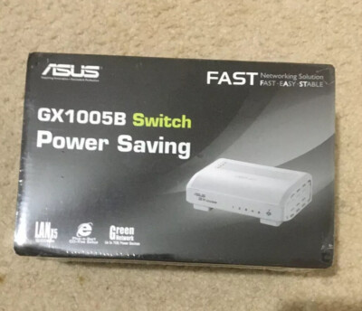 ASUS GX1005B 5 Ports Ethernet Power Saving Switch-New 610839966134| eBay
