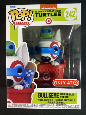 Bullseye in Ninja Mask with Leo #242 Funko Pop! TMNT Target Exclusive ...
