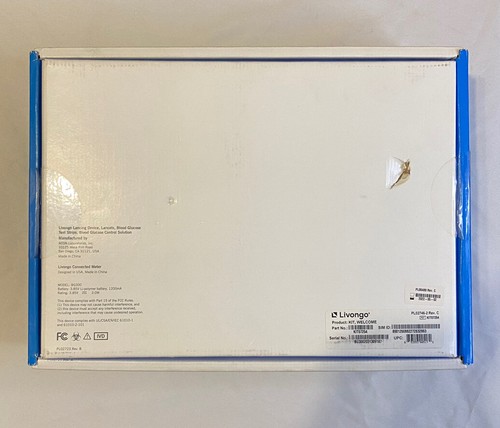 Livongo Connected Meter Kit With Test Strips Glucose Solution Booklet ...