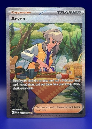 Arven 249/198 - Special Illustration Rare - Scarlet & Violet Pokemon ...