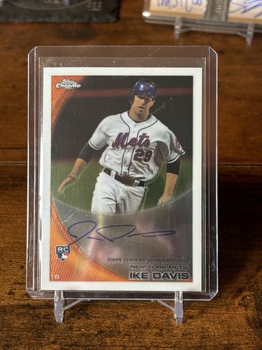 2010 Topps Chrome - Rookie Autographs #184 Ike Davis (AU, RC) | eBay