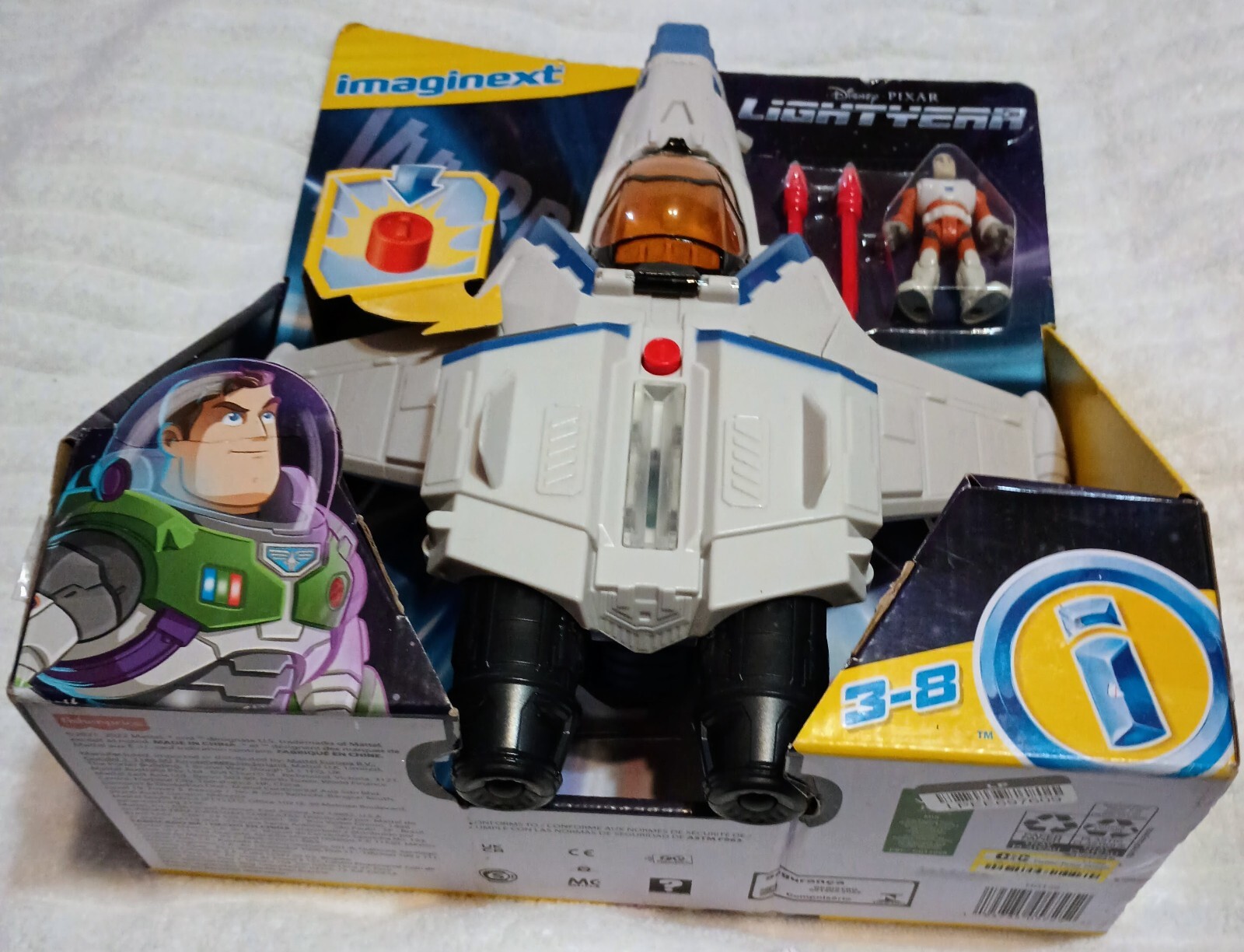 NEW Buzz Lightyear Imaginext Disney Pixar Lights & Sounds XL-15 ...