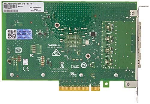 Intel Ethernet Converged X710-DA4 Network Adapter X710DA4FH Black Green ...