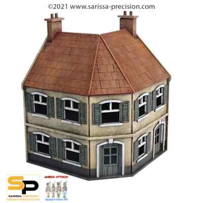 (WM) 15mm Sarissa Corner Terrace House (N503) | eBay