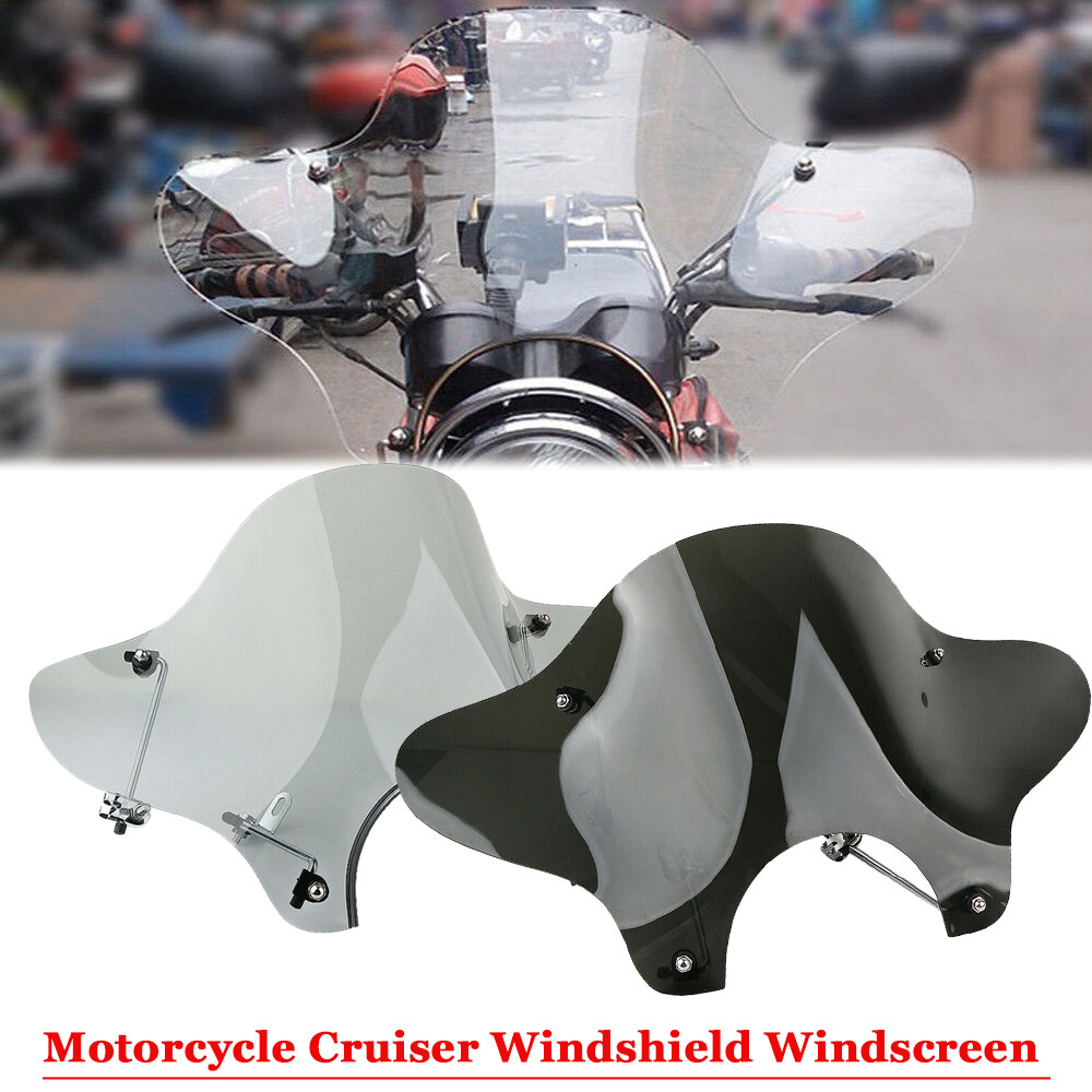 Cruiser Motorcycle Windshields Krator Motorcycle Windshield,