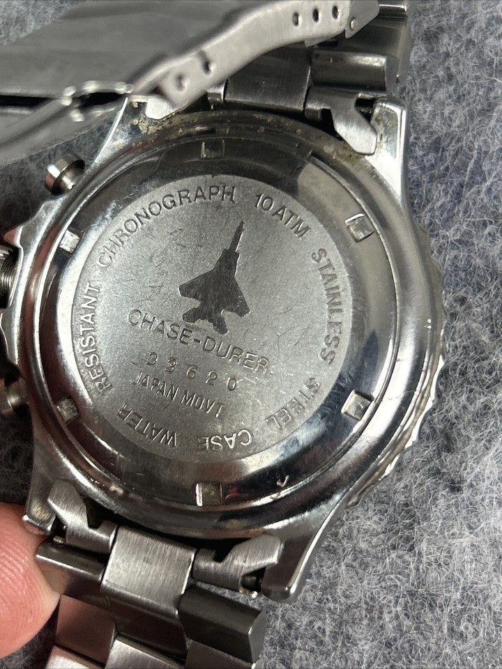 Chase-Durer Pilot Commander X Chronograph Watch Japanese Movement ...