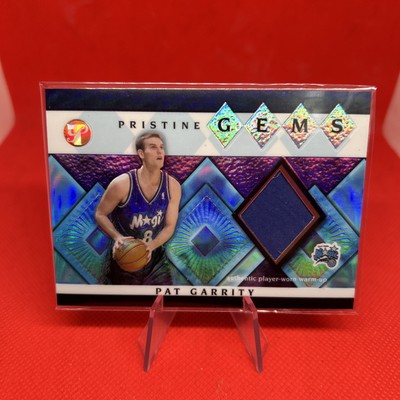 2003-04 TOPPS PRISTINE GEMS PAT GARRITY Player WORN WARM UP GEM-PG ...