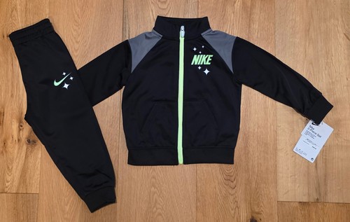 Nike Baby Boy 2 Piece Jogging Set ~ Tracksuit ~ Black, Gray, White ...