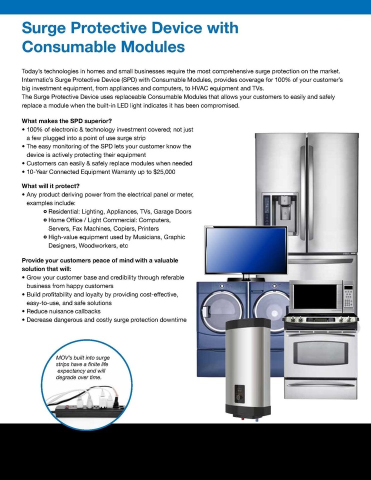 Intermatic IG2200-FMK Flush Mount Kit for Whole House Surge Protective ...