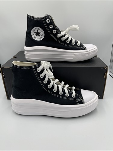 Converse Chuck Taylor All Star Move Platform Hi Women 568497C Black ...