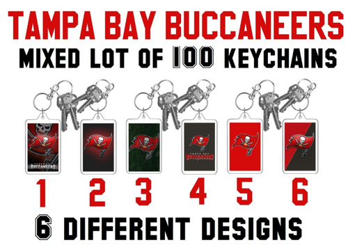 TAMPA BAY BUCCANEERS Lot of 100 NFL Football Double Sided Large Photo ...