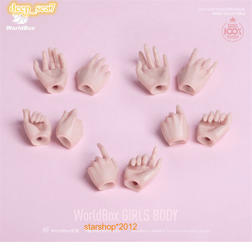 Worldbox 1:6 AT202 Pale Skin 12inch Flexible Female Soldier Action ...