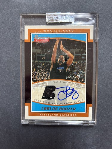 2002-03 Bowman Signature /999 Carlos Boozer #SE-CBO Rookie Auto RC | eBay