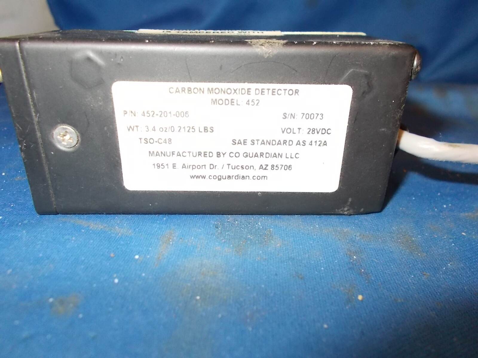 CO GUARDIAN CO DETECTOR ( MODEL 452 ) | eBay