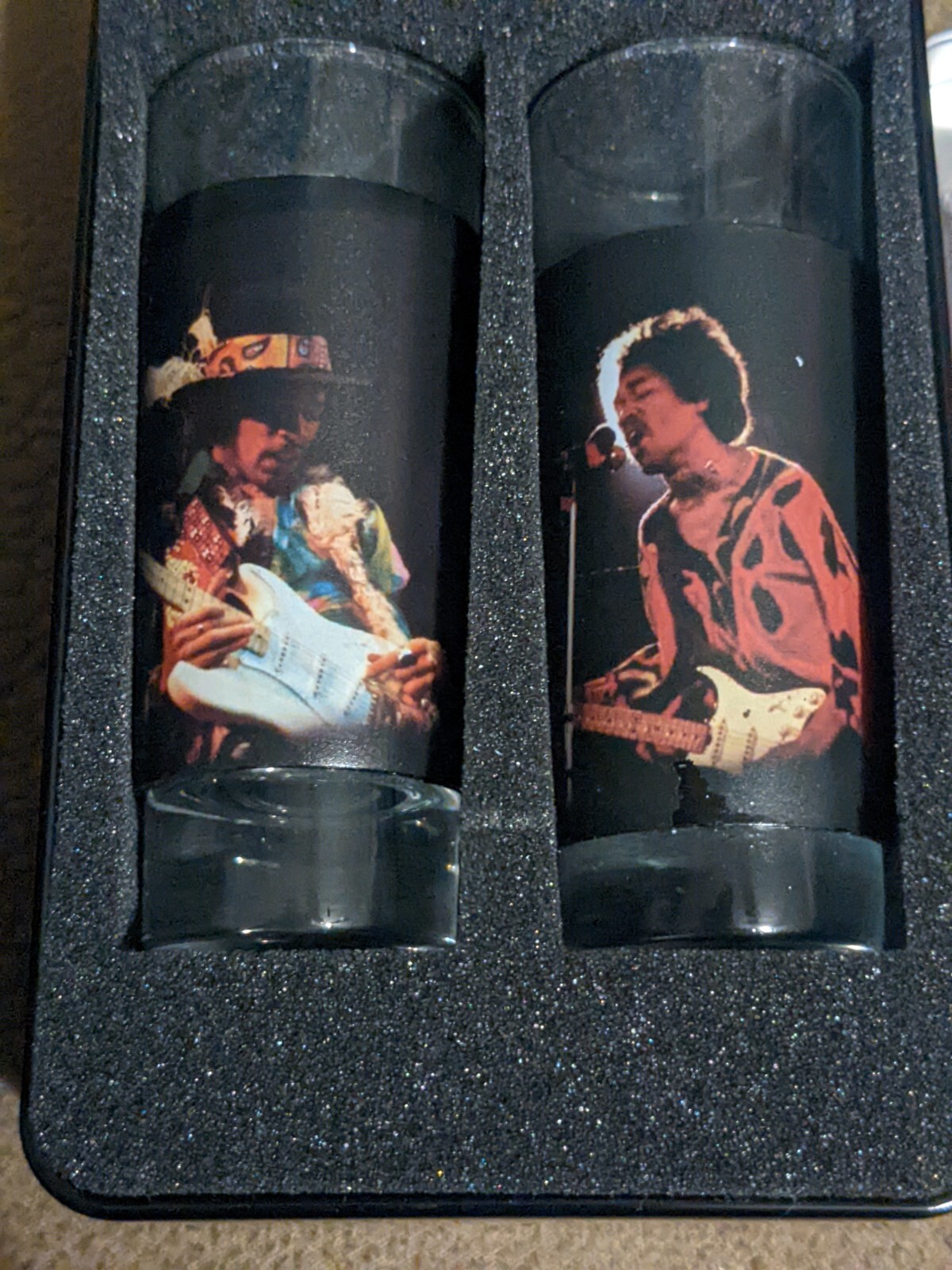 Jimi Hendrix Tin Box 2 Ounce Shot Glasses 2 Piece Set NEW | eBay