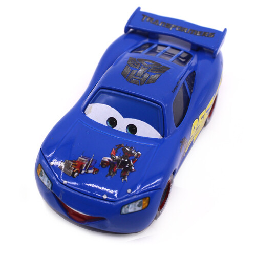 Disney Pixar Cars Transformers Lightning McQueen 1:55 Diecast Model Car ...