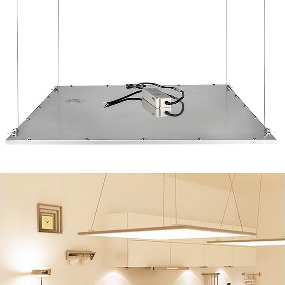 4x LED Panel Hanging Wire Cable Suspended Kits 100cm for Ceiling Light ...