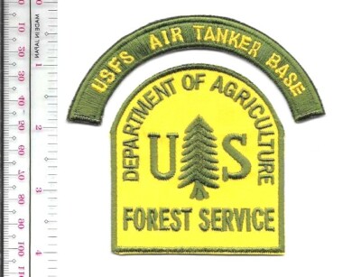 National Forest USFS Air Tanker Base Aviation US Forest Service Patch ...