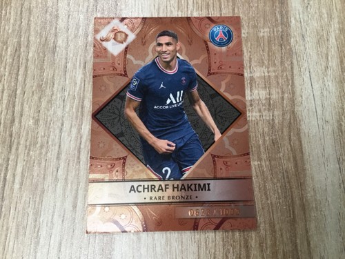 Panini Carte Ultra prenium PSG Parallele bronze ACHRAF HAKIMI. 633/1000 ...