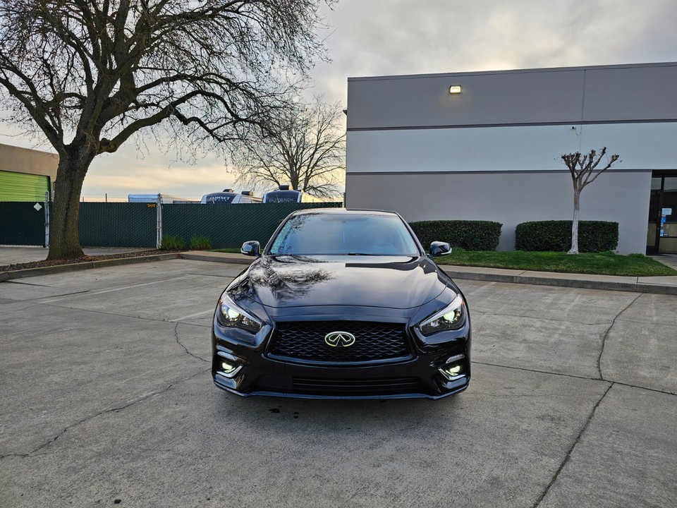 FOR 2014-2024 Infiniti Q50 LED Emblem | Black | Aftermarket Branded ...