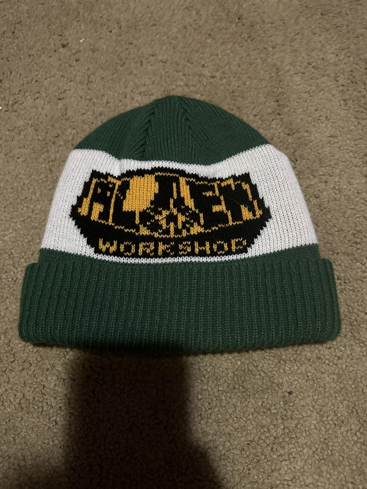 Rare Alien Workshop 1990 Beanie Green Knit Hat Skateboarding | eBay