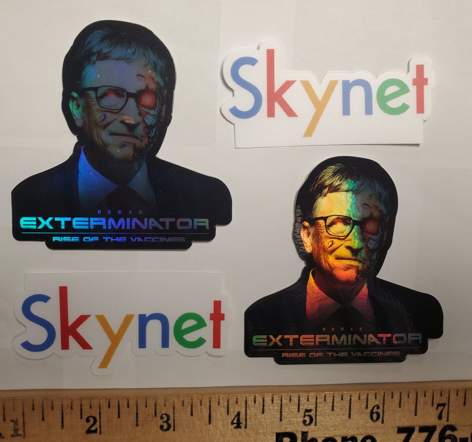 SKYNET TERMINATOR STICKERS 4 pack *WORLDWIDE SHIPPING* EXTERMINATOR ...