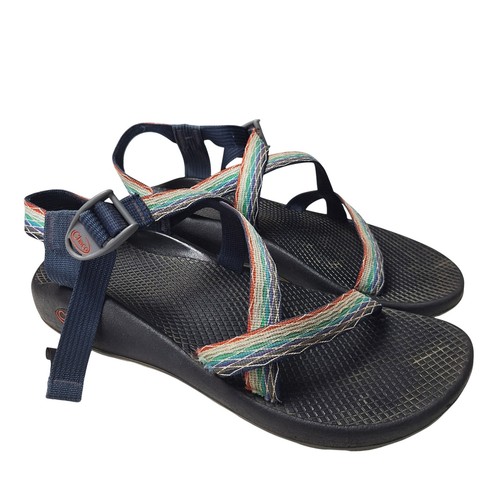 Chaco Sandals Womens 11 z1 Classic Prism Mint Rainbow Strappy Hiking ...