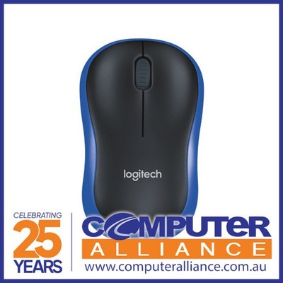 Logitech M185 Wireless Mouse BLUE PN 910-002502 | eBay Australia