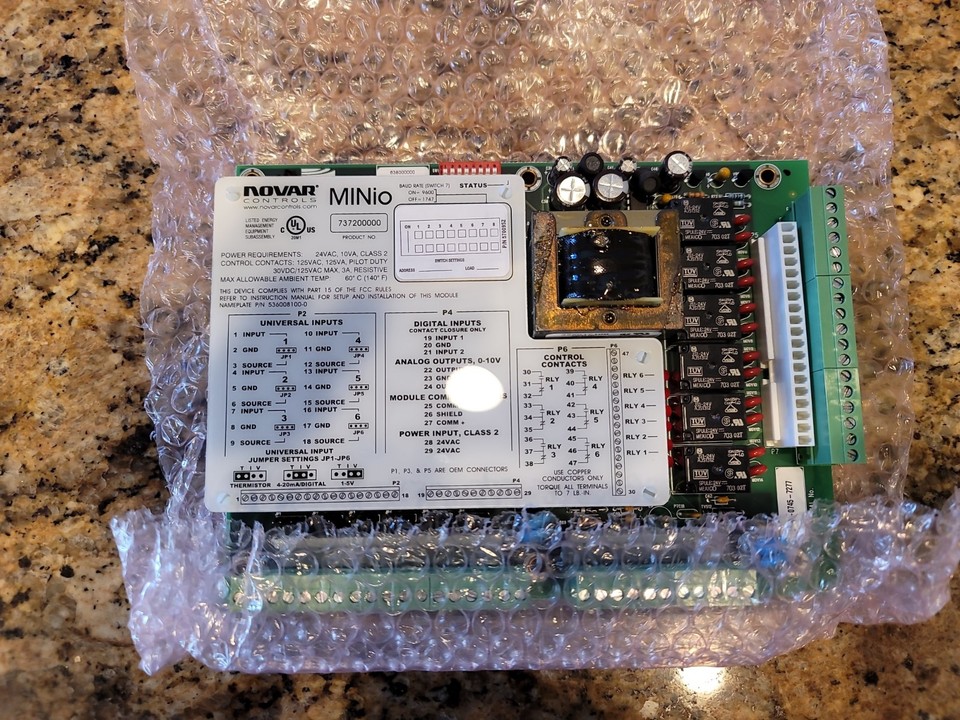 Novar MiNIO Input/output Controller 737200000 | eBay