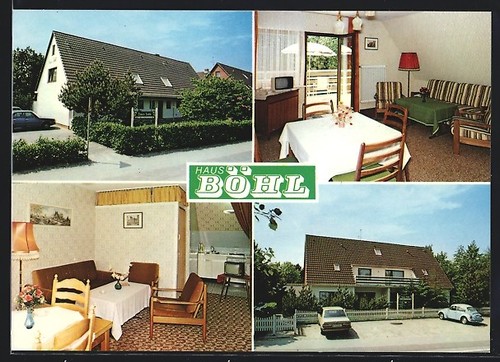 Postcard St. Peter-Ording, Guest House Haus Böhl, bes. Hans & Ursula ...