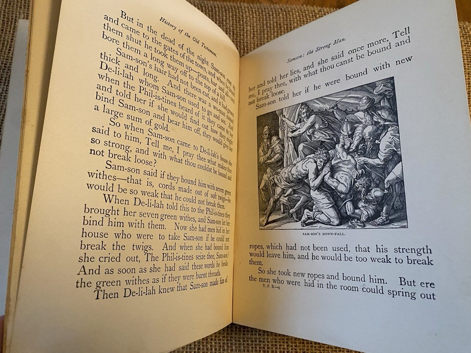 1899 Hardcover Book - God Made The World & Other Bible Stories, by ...