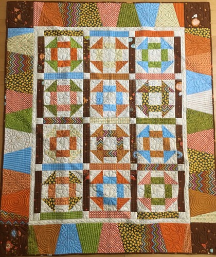 CHURN DASH Cotton PATCHWORK LAP QUILT - 46" x 55" | eBay