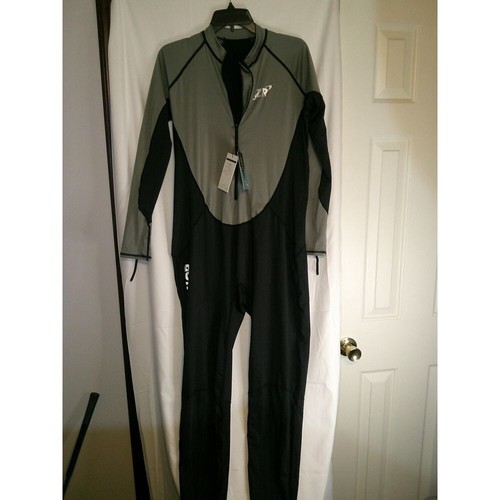 Full Body Rash Guard Black & Gray Two-Tone Design Long Sleeve Diving ...