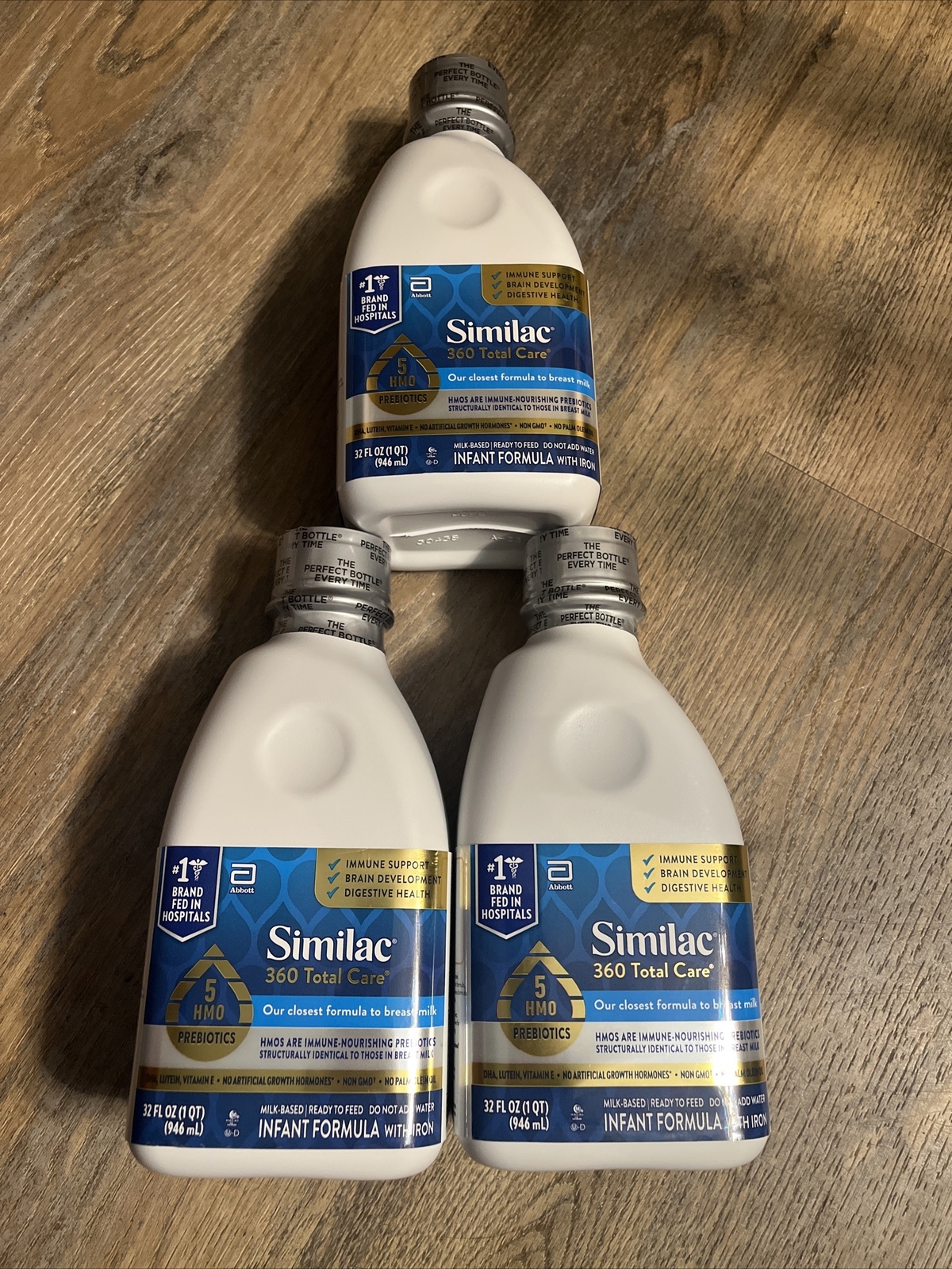 Similac 360 Total Care Infant Formula with 5 HMO Prebiotics - 32 fl oz ...