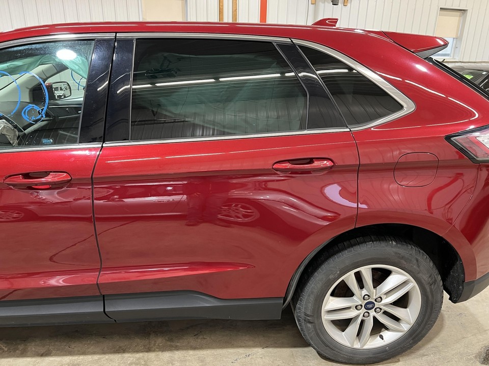 15-24 FORD EDGE DRIVER LEFT REAR SIDE DOOR RUBY RED METALLIC PAINT RR ...